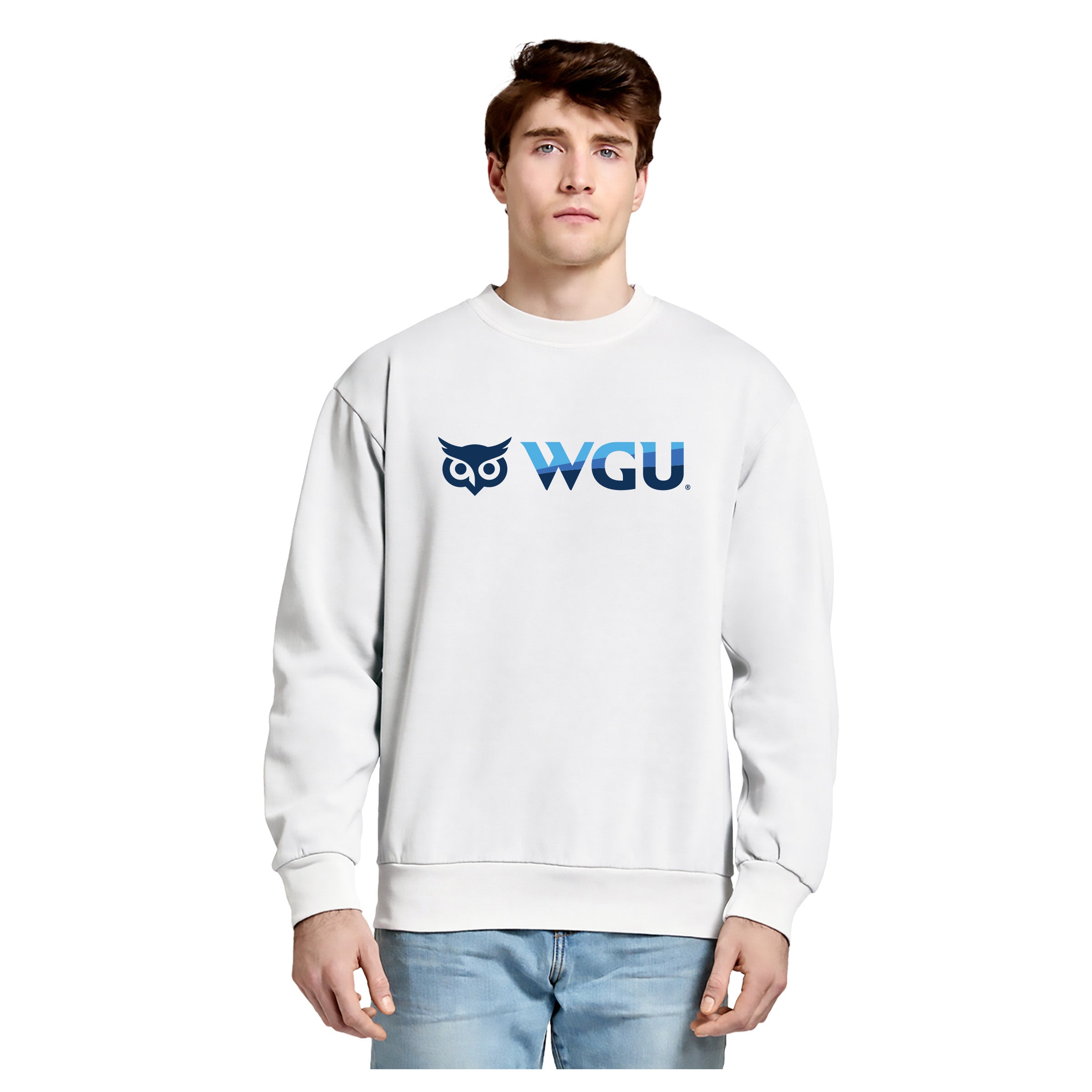 Adult Pigment Dye Crewneck Sweatshirt – WGU